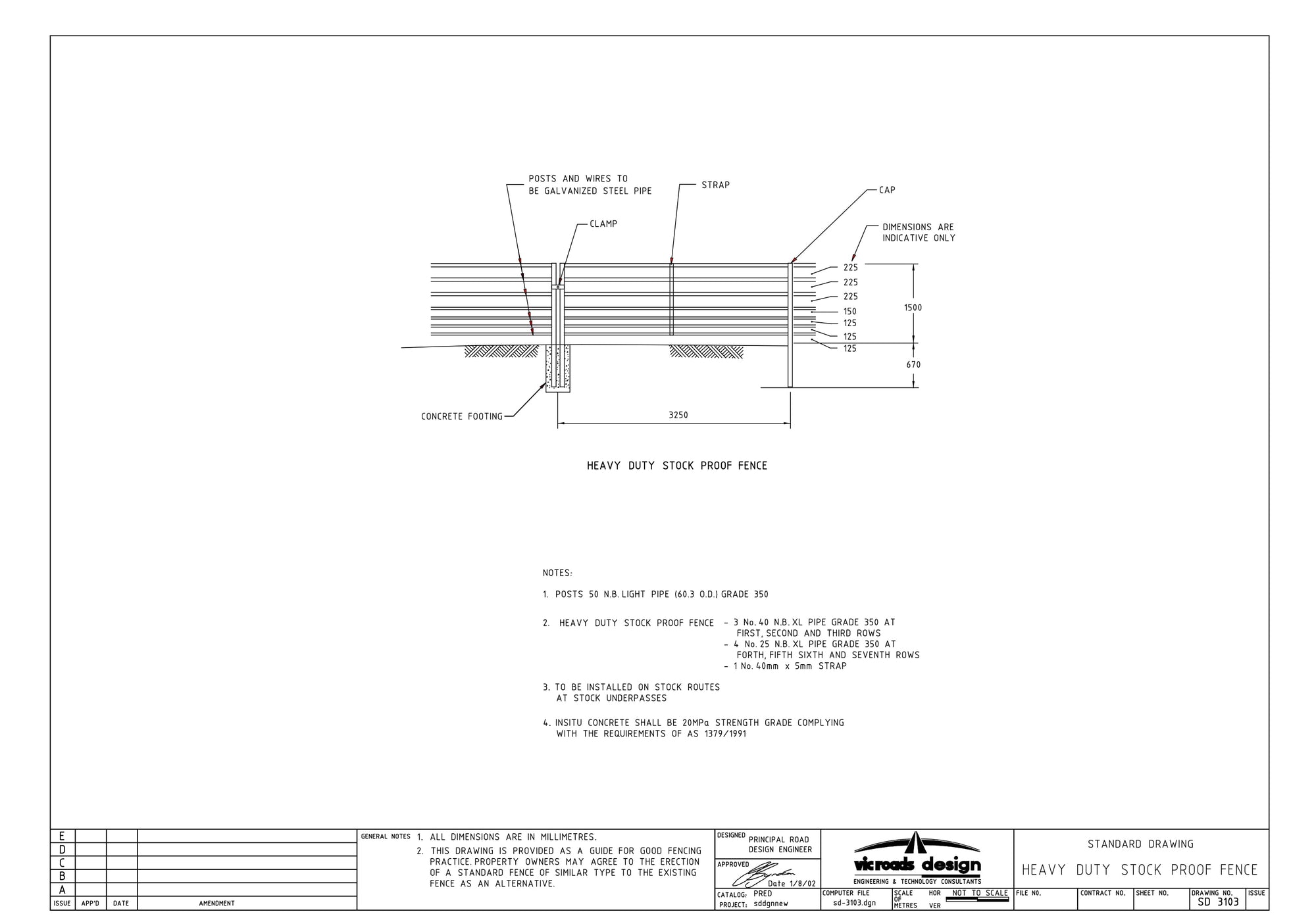 SD-3103 - Heavy Duty Stock Proof Fence