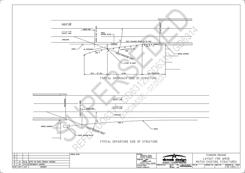 SD4303 Layout for WRSB Match Existing Structures