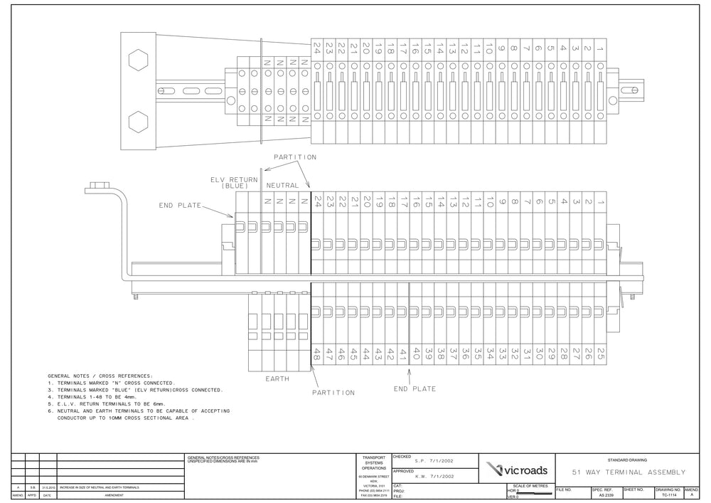 TC-1114 A Terminal Assembly - Pedestal