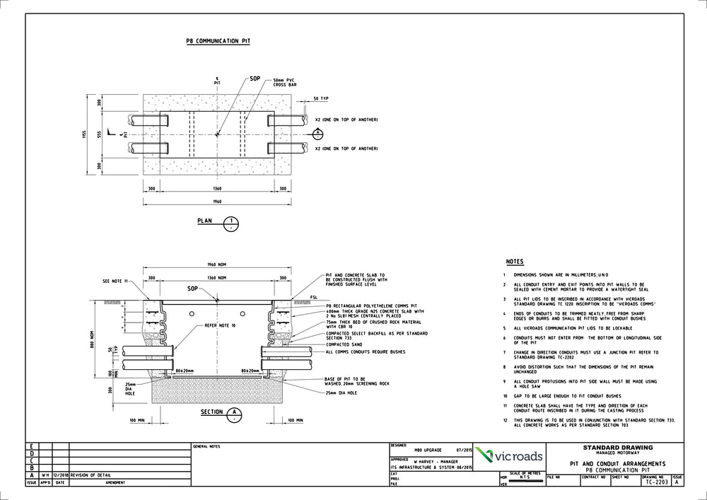 TC-2203 P8 Communication Pit