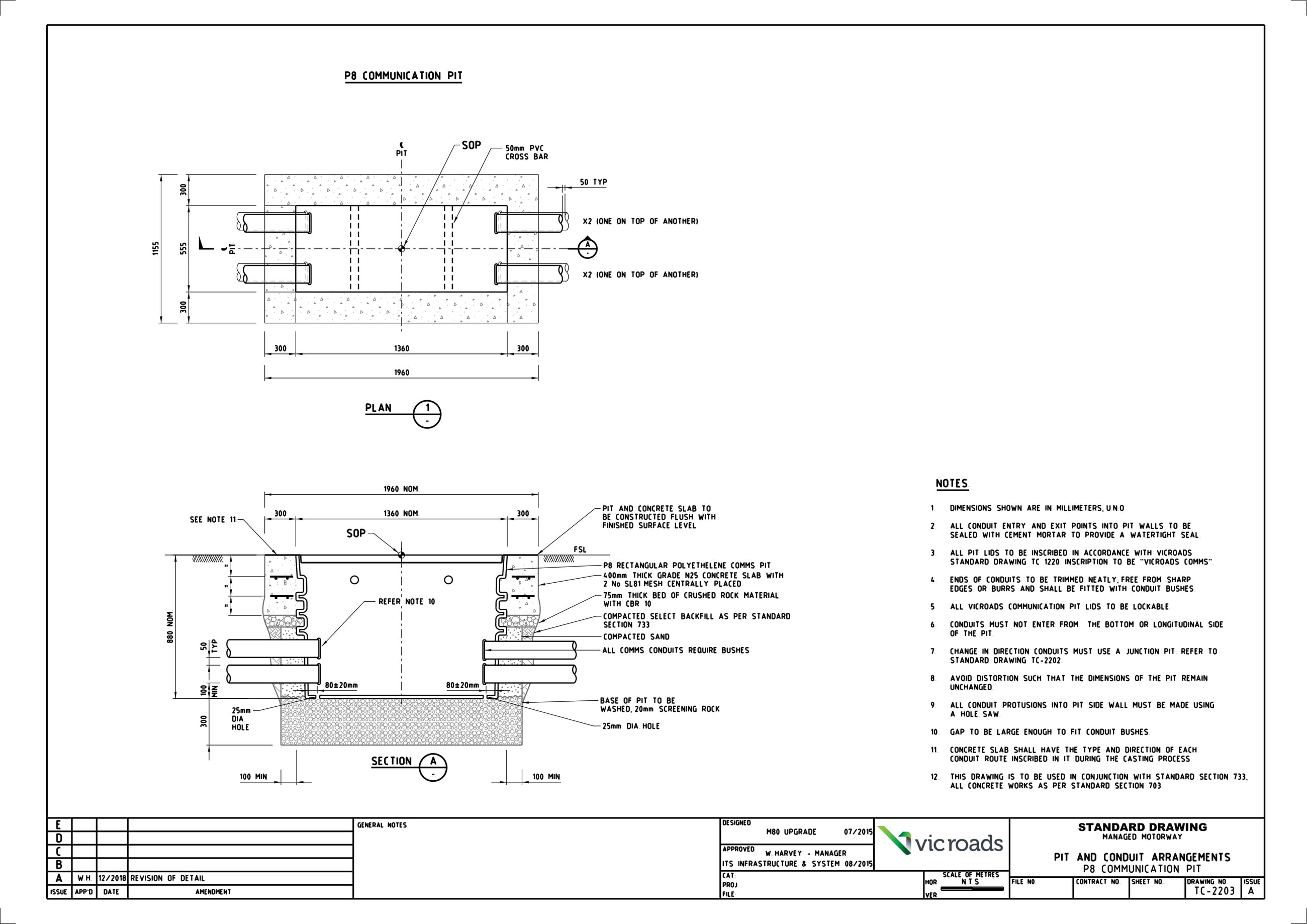 TC-2203 P8 Communication Pit